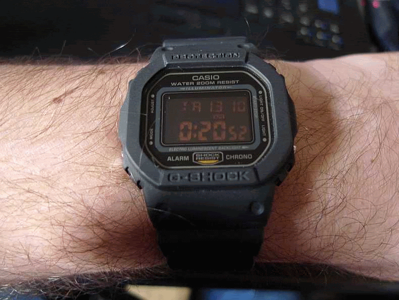 Which DW 5600 with negative display | WatchUSeek Watch Forums