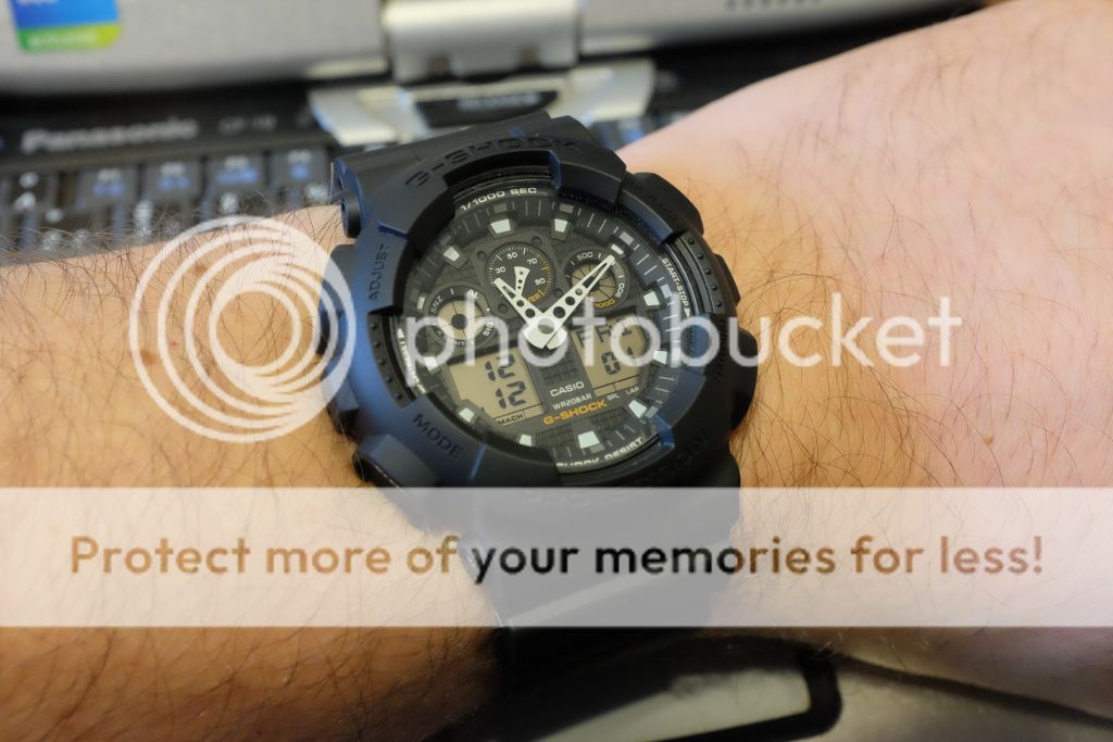 How easy is it to read the time on the ga-100-1a1? | WatchUSeek Watch ...