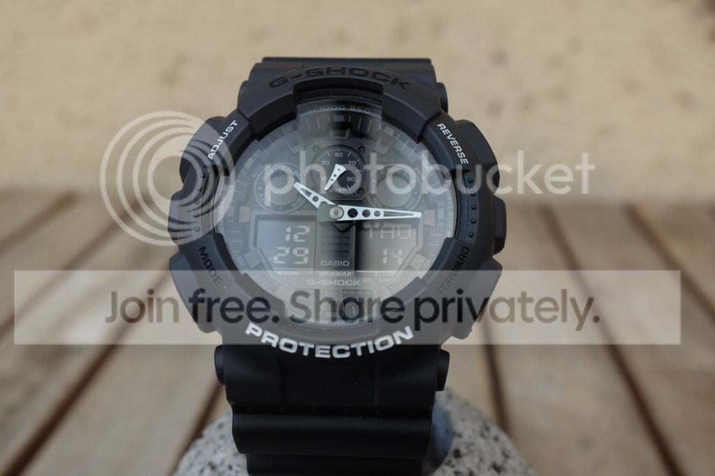 How easy is it to read the time on the ga-100-1a1? | WatchUSeek Watch ...